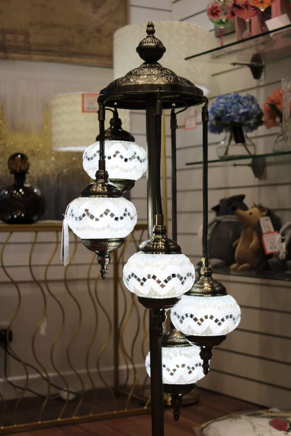 Turkish Floor Lamp 5 Arm - Ashford Collection